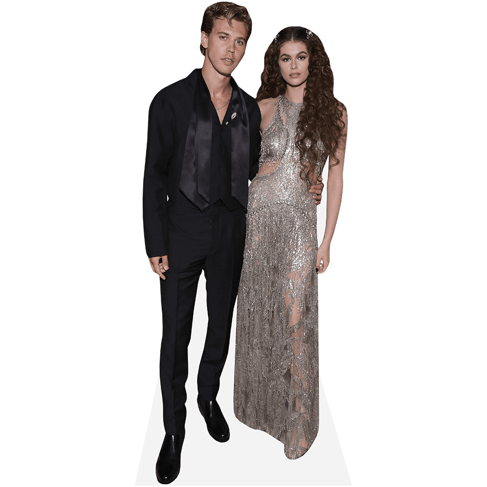 Austin Butler And Kaia Gerber (Duo 1) Mini Celebrity Cutout Standee ...