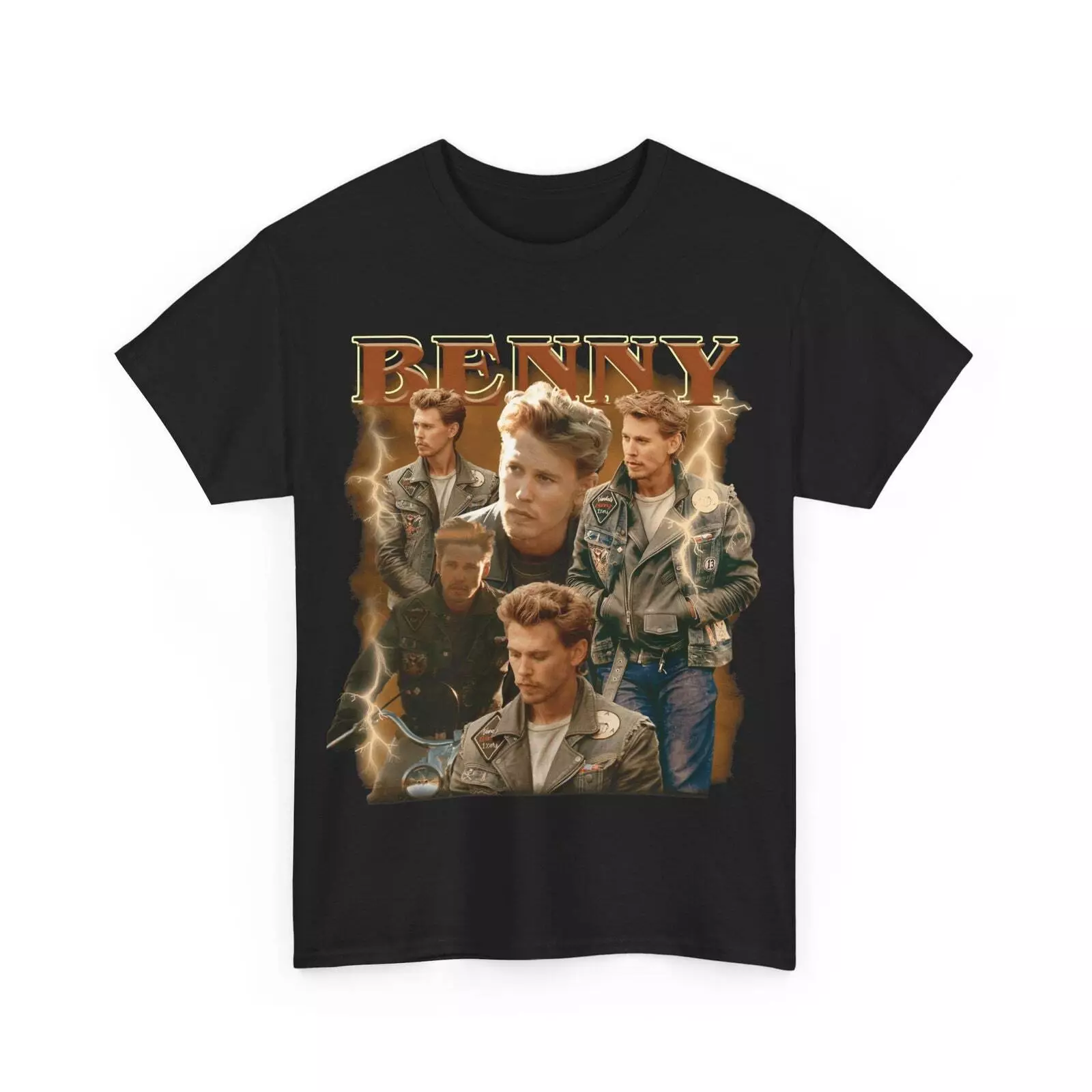 Austin Butler As Benny Vintage Booleg Tee, The Bikeriders Austin Butler ...