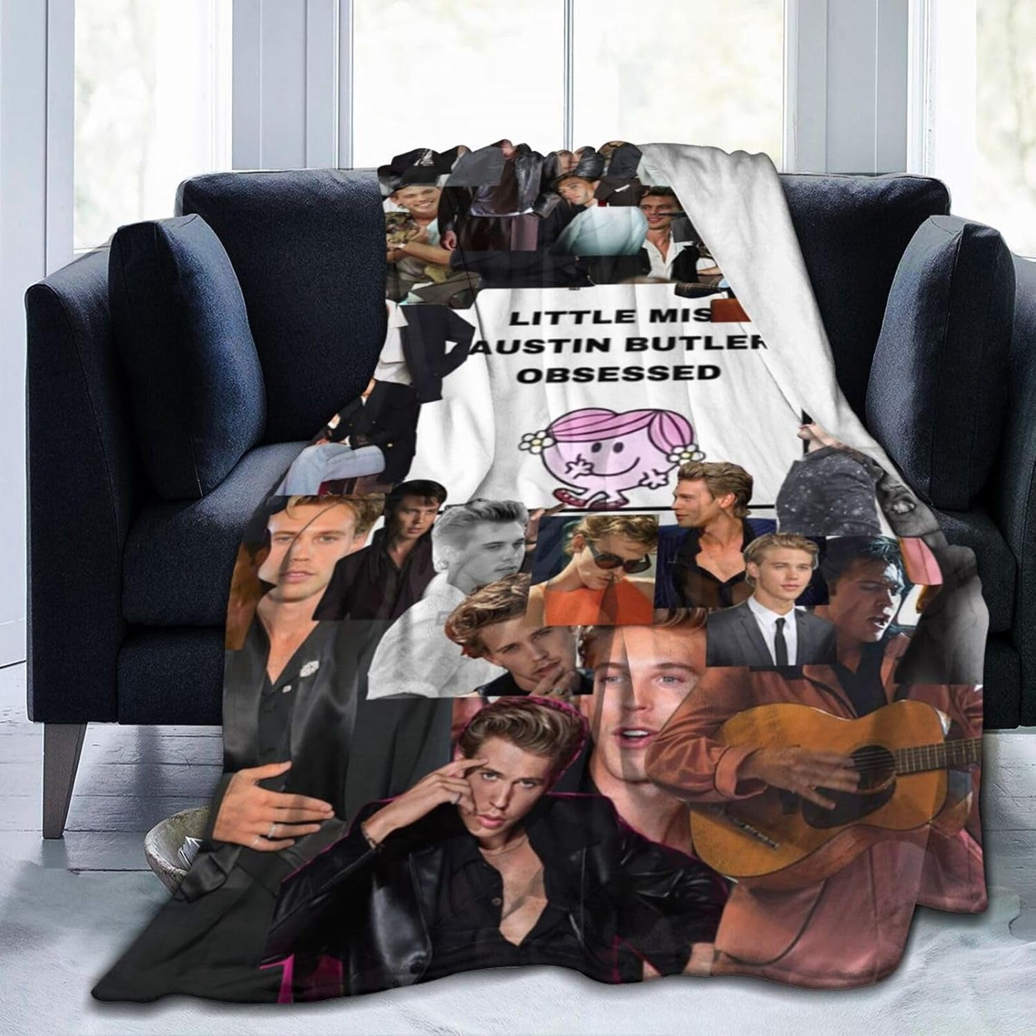 Austin Butler Blanket, 50x60, 3D Printed Plush Blanket, Lightweight ...