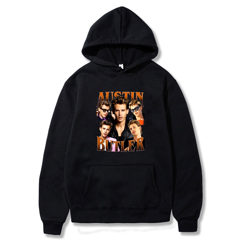 Austin Butler Hoodie Vintage Graphic Long Sleeve Streetwear Women Men ...