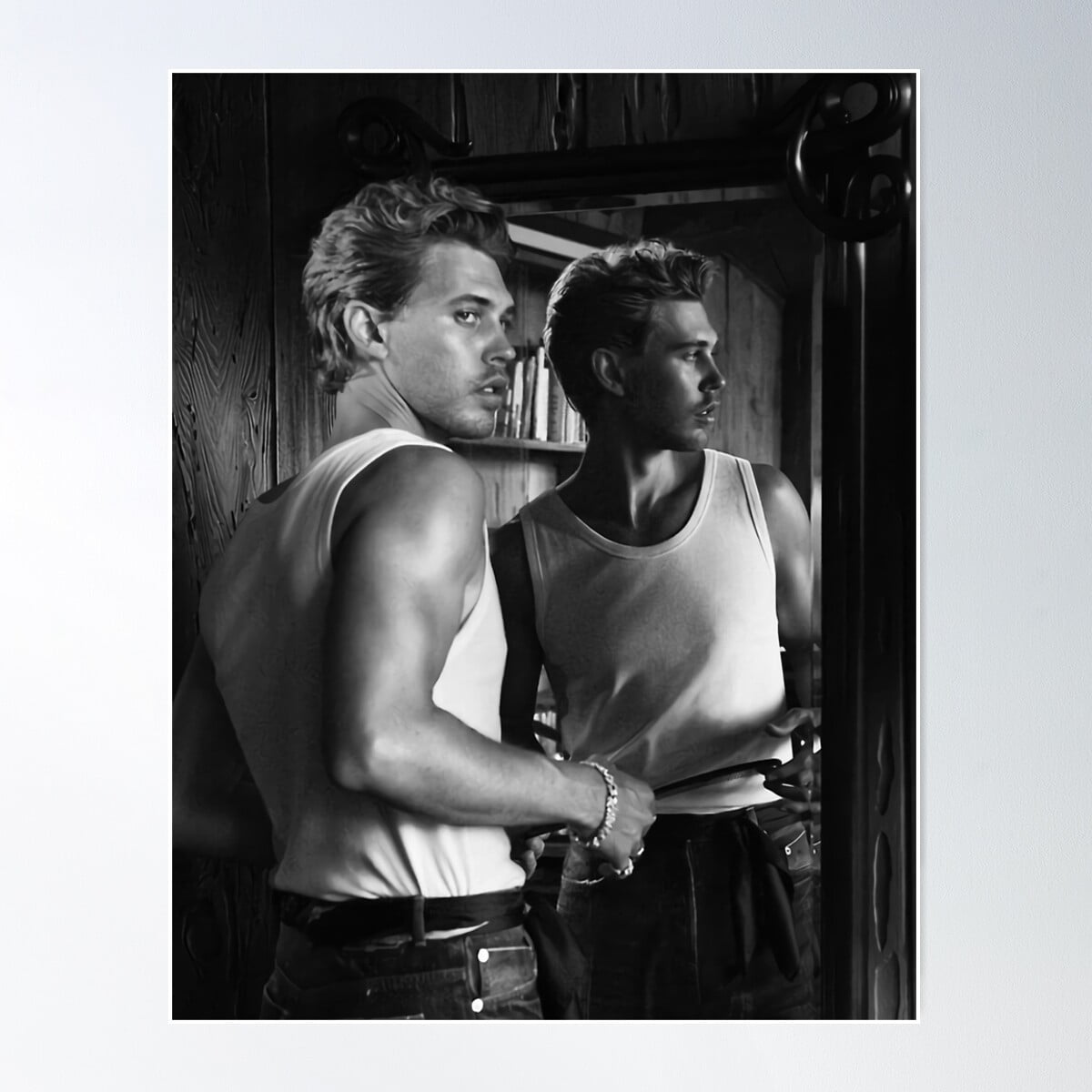 Austin Butler In The Mirror Poster Wall Art Modern Wall Decor For ...