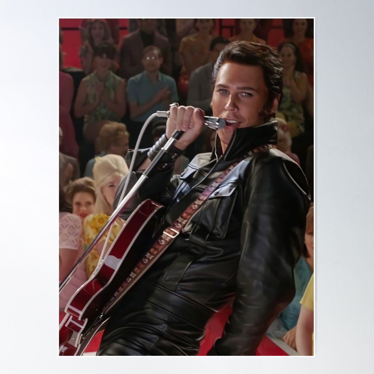 Austin Butler Like Alvis Poster Wall Art, Modern Wall Decor For Living Room Bedroom, 24x36 ...