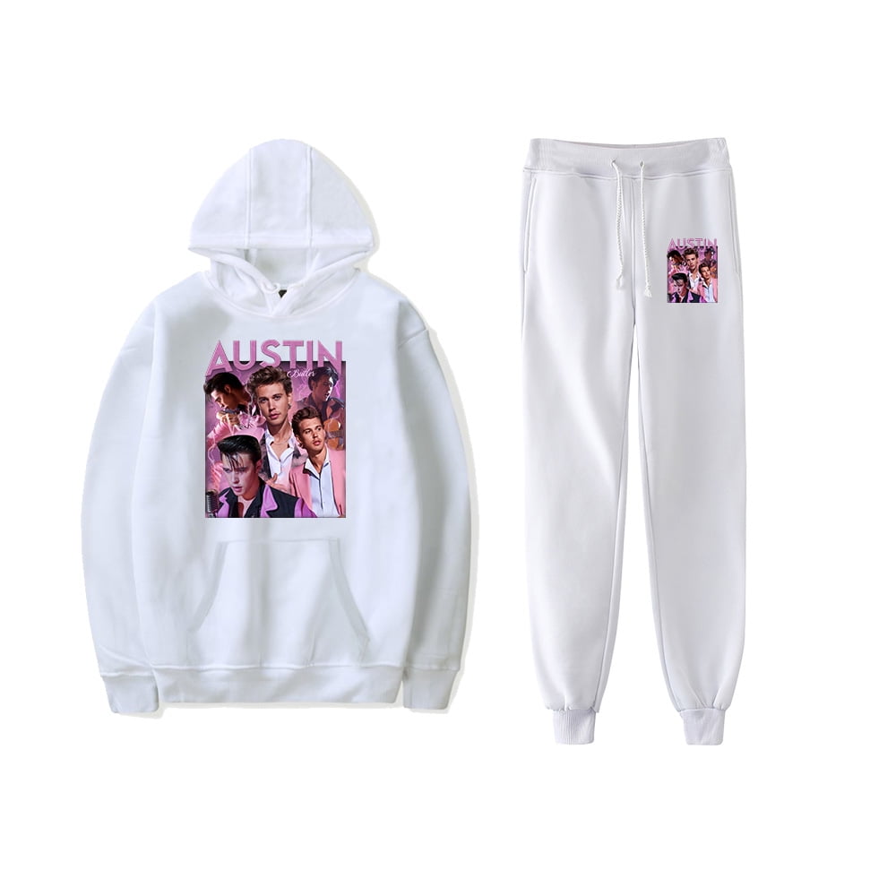 Austin Butler Pullover Hoodies Jogger Pants 2 Pieces Sets Unisex ...