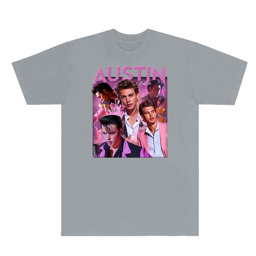 Austin Butler Vintage Merch T-shirts Summer Women Men Fashion Casual ...