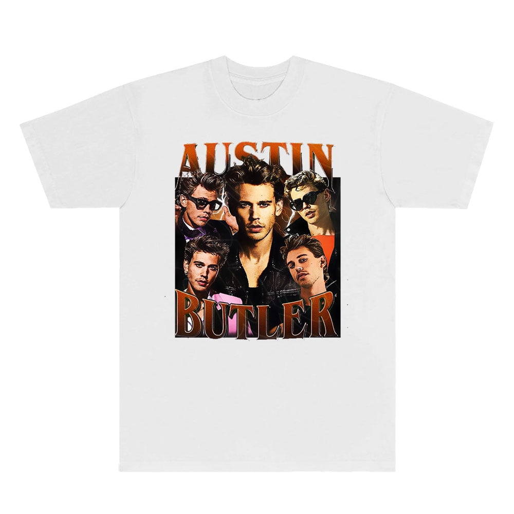 Austin Butler Vintage T-shirts New Logo Merch Short Sleeve Tshirts ...