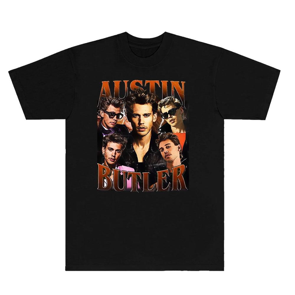 Austin Butler Vintage T-shirts New Logo Merch Short Sleeve Tshirts ...