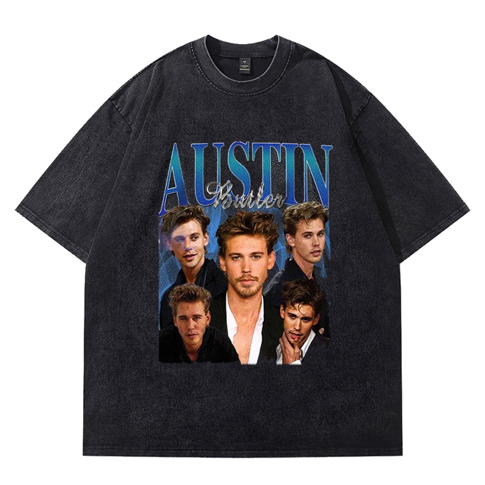 Austin Butler Vintage Wash T-shirts Cosplay Women Men Fashion ...