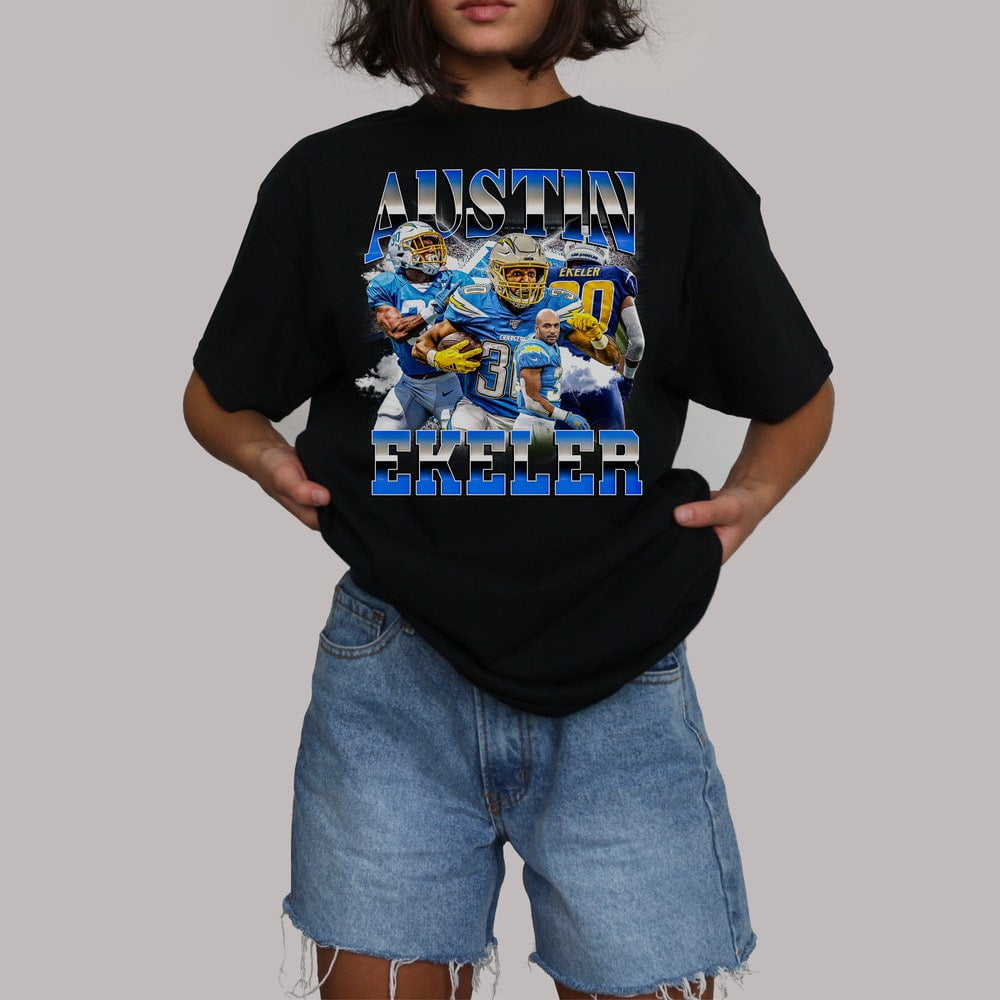 Austin Ekeler Vintage Bootleg T-Shirt, 90s Retro Austin Ekeler Graphic ...