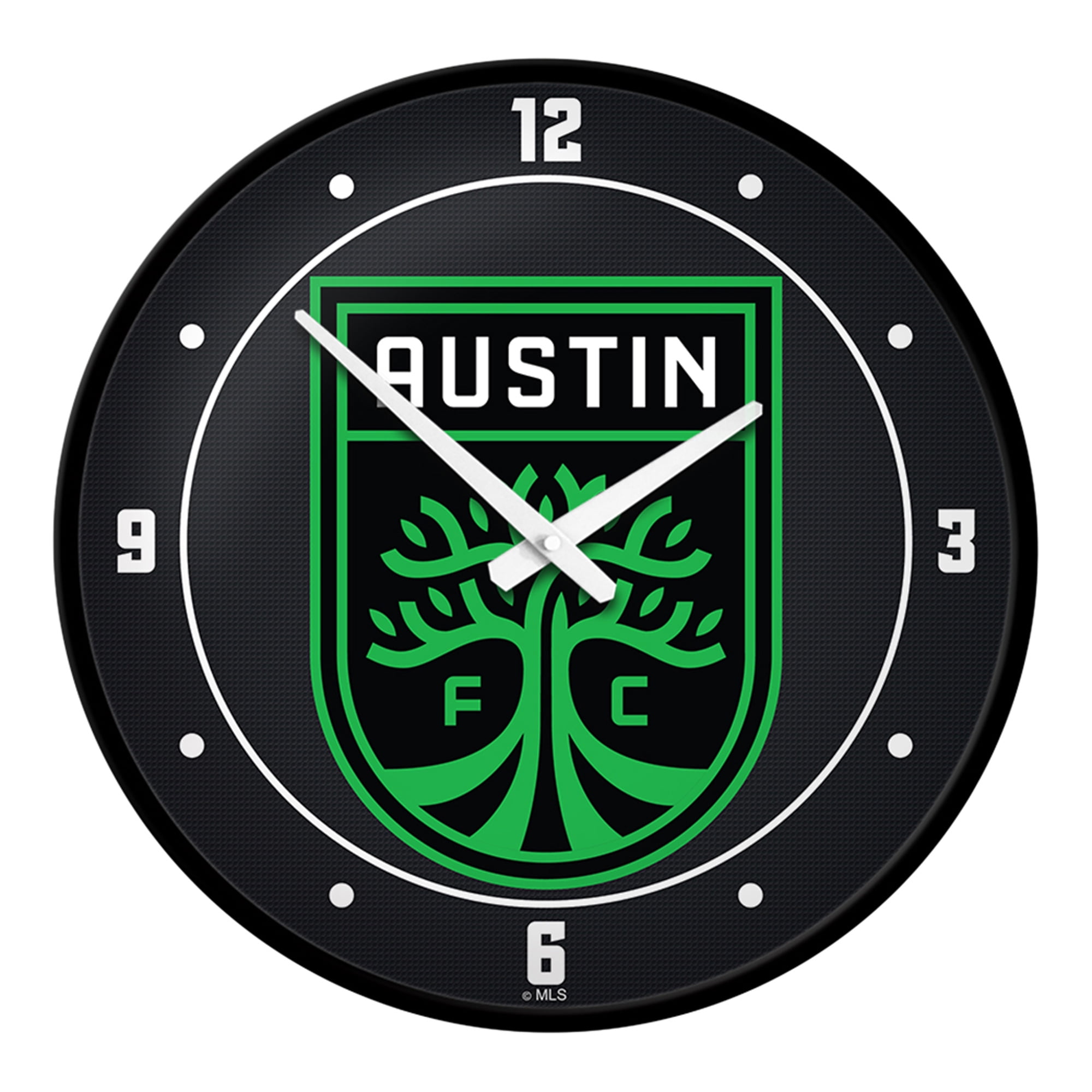 Austin FC 17.5" Modern Disc Wall Clock - Walmart.com