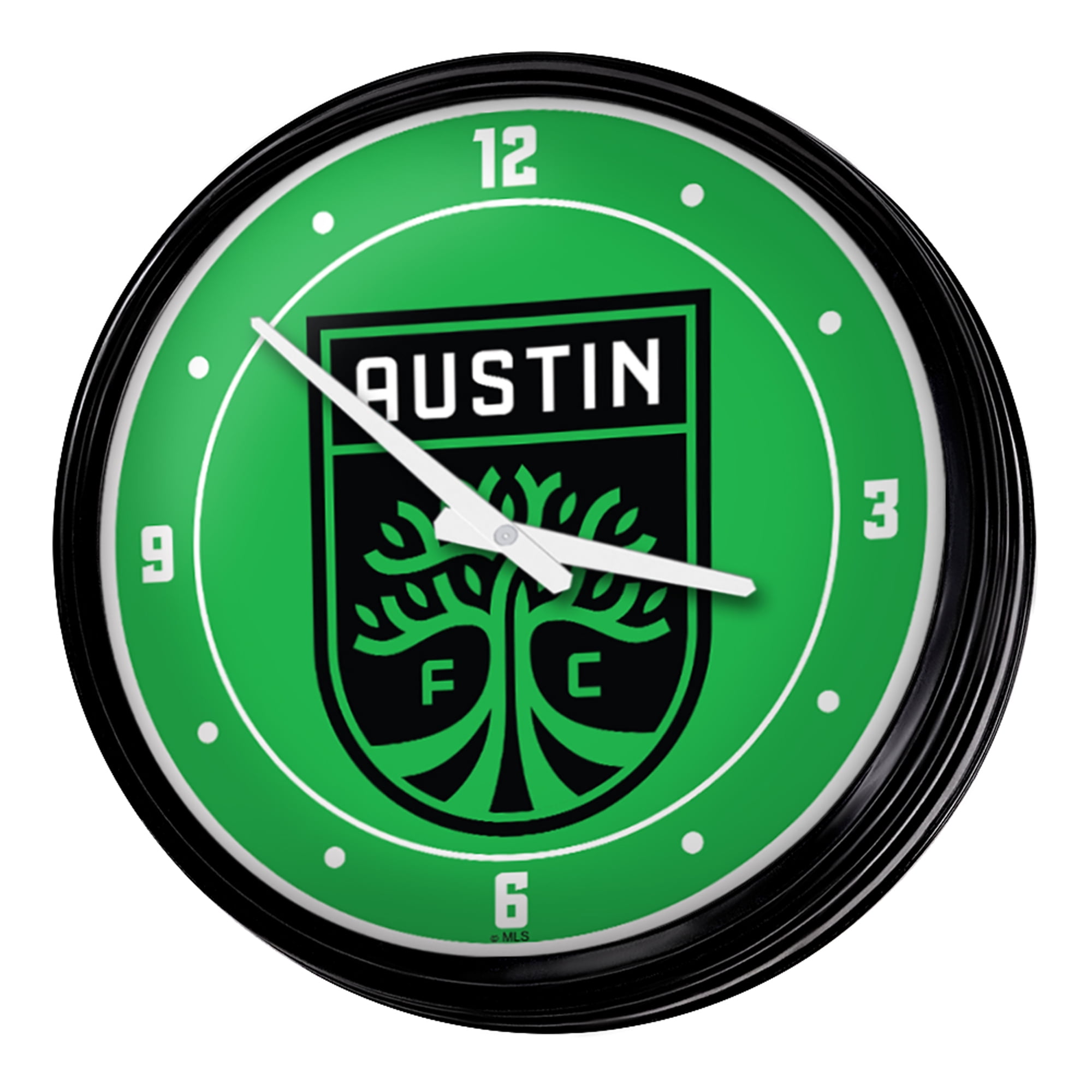 Austin FC 18.75" Retro Lighted Wall Clock - Walmart.com