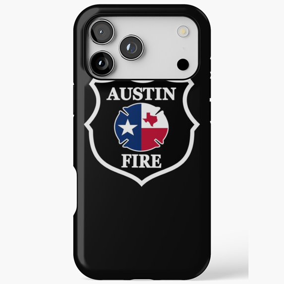Austin Fire Logo Nine One One Lone Star iPhone Case 17 to 11 Pro Max ...