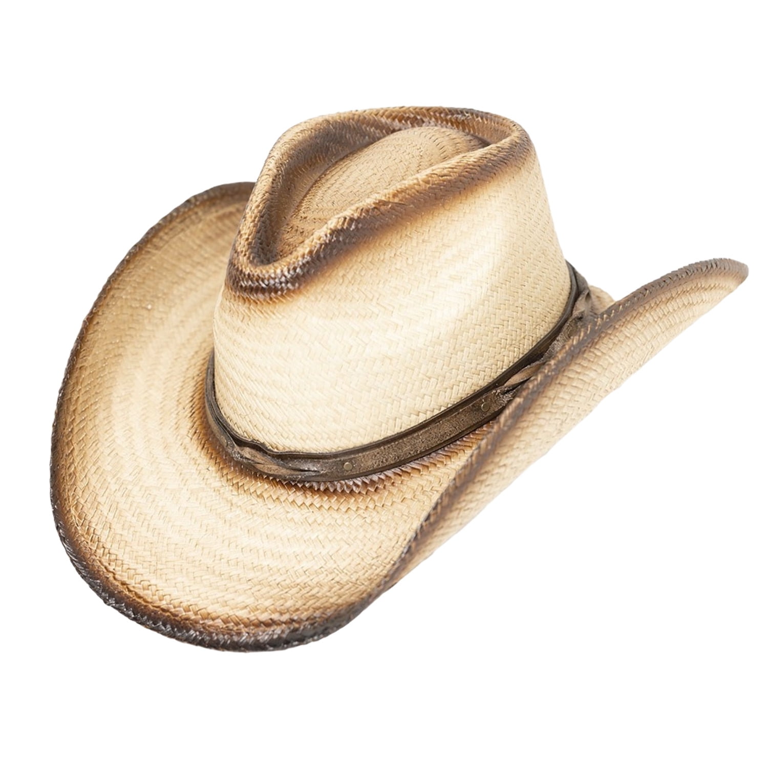 Austin Handmade Hats Jimmy Natural Straw Hat 05-918 - Walmart.com