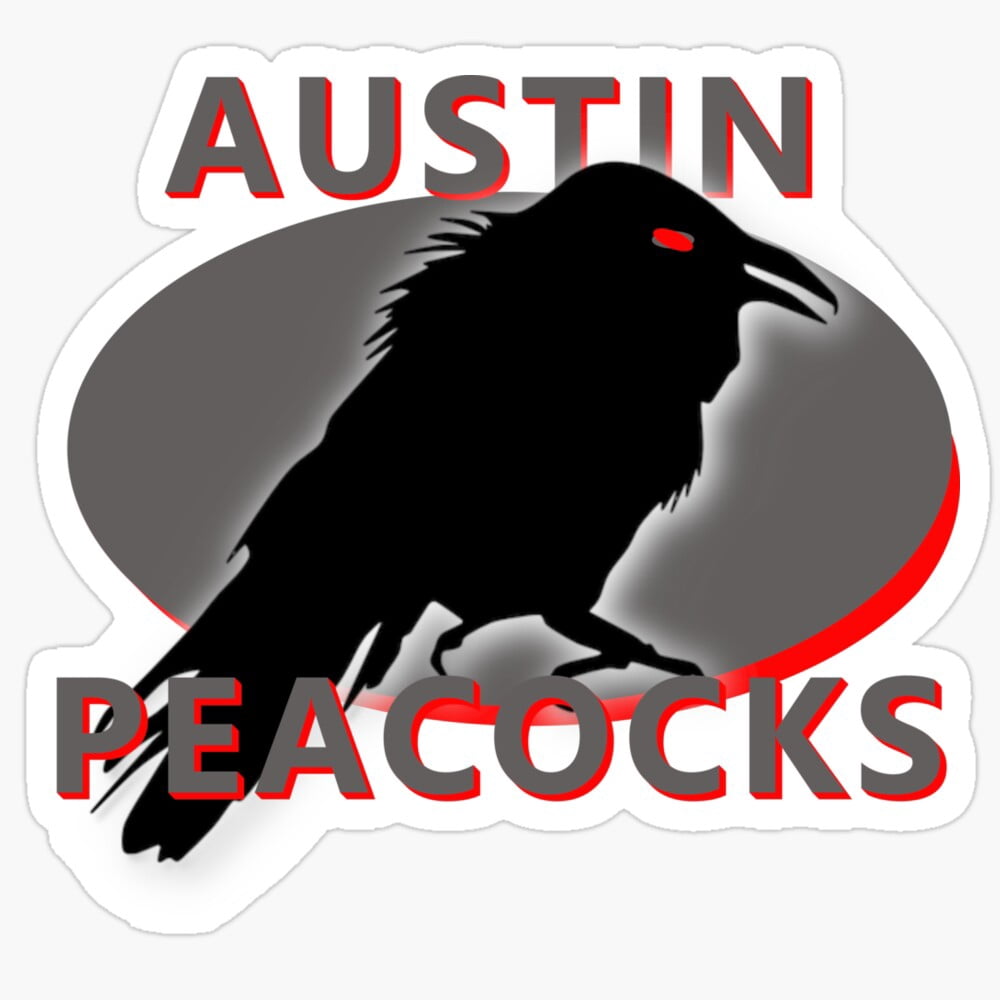 Austin Peacocks * Sticker Baseball Sticker, Football Sticker ...