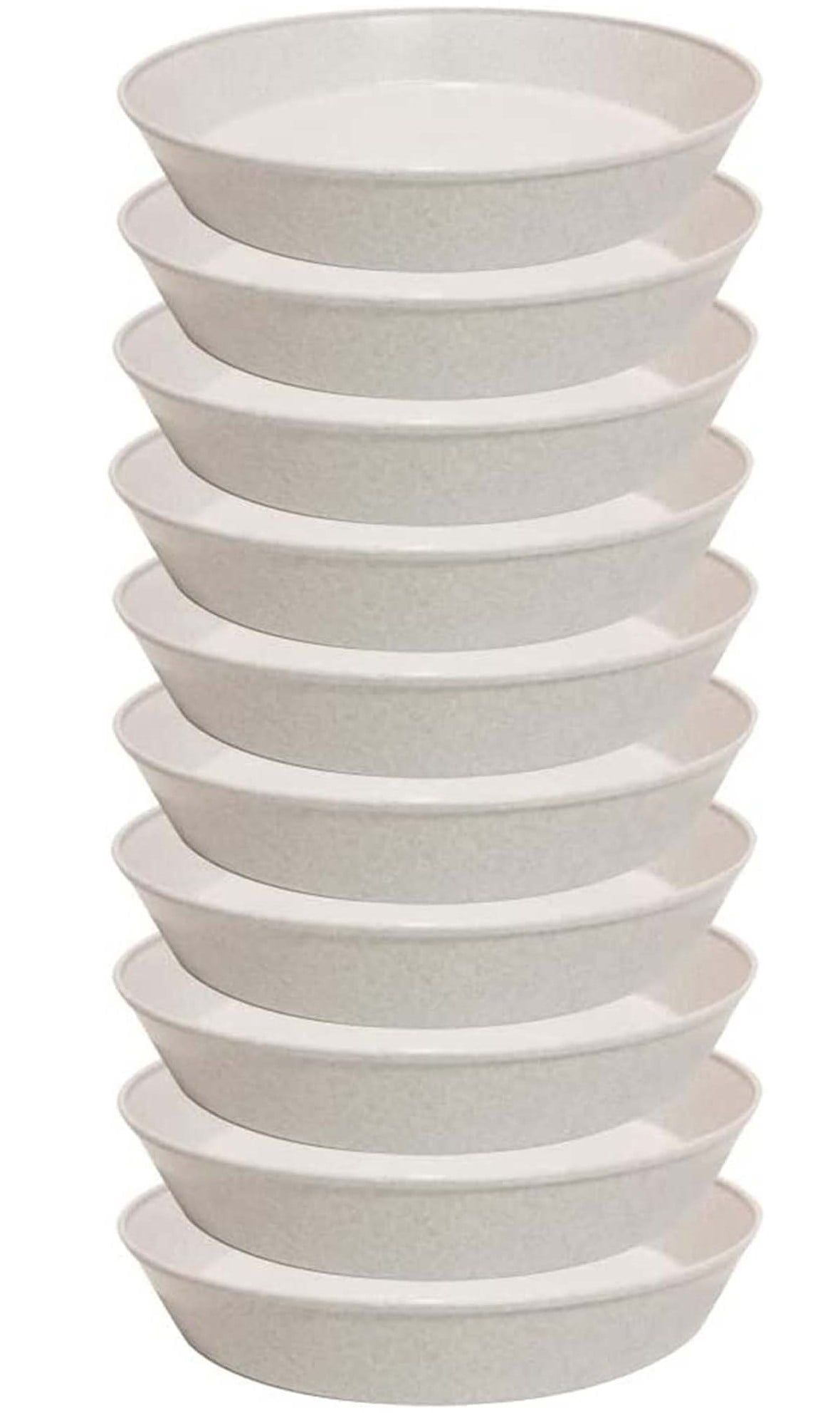 Austin Planter 4 inch(3 inch Base) Plant Saucer White Granite Colored ...