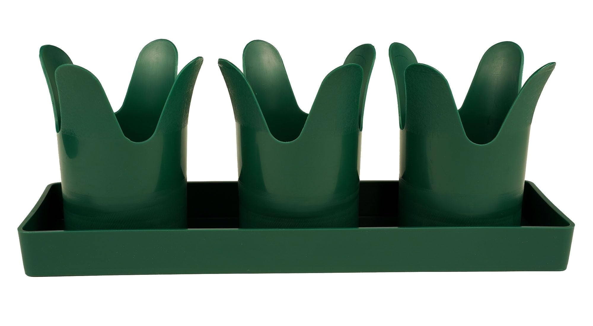 Austin Planter Tulip shaped flower Pots in Rectangular Saucer (3 pack ...