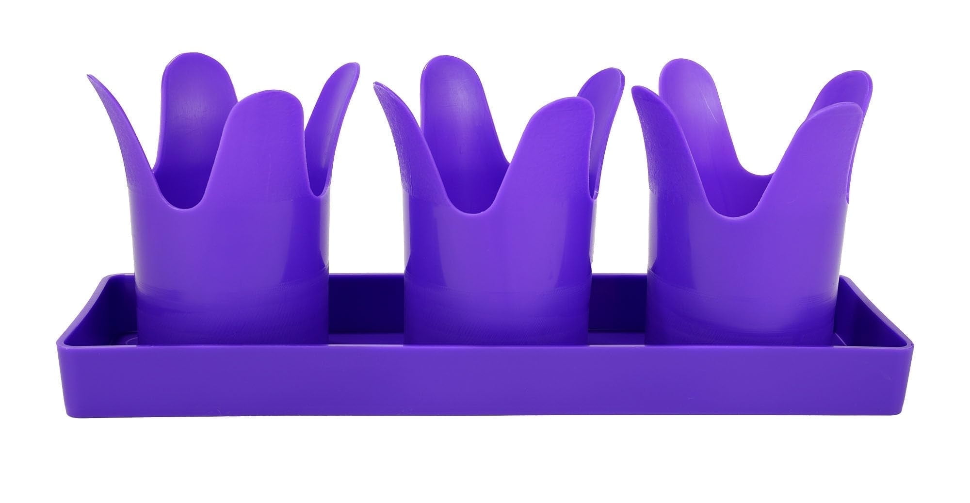 Austin Planter Tulip shaped flower Pots in Rectangular Saucer (3 pack ...