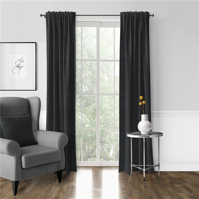 Austin Pole Top Drapery Panel, Charcoal - 50 x 96 in. - Pack of 2 ...
