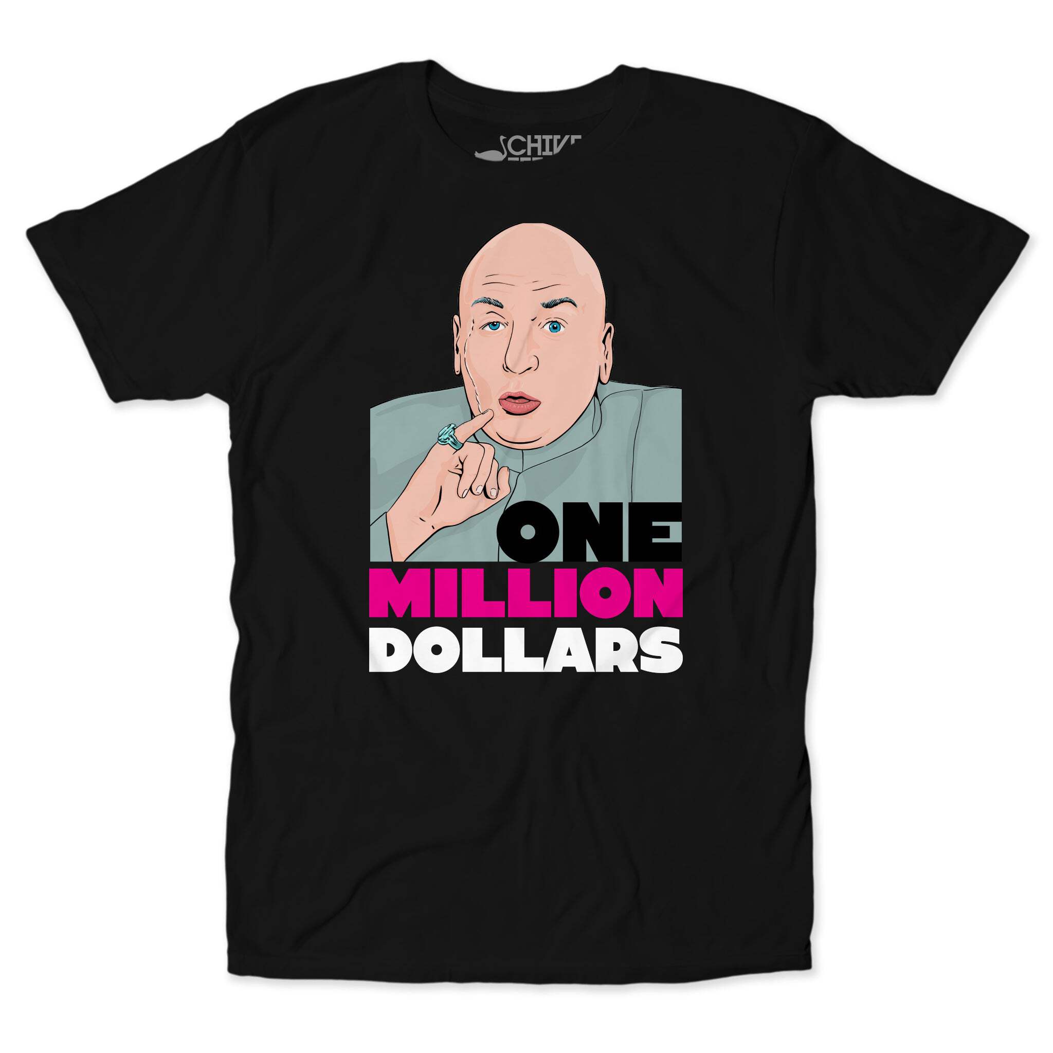 Austin Powers Dr Evil One Million Dollars Comedy Movie T-Shirt - Walmart.com