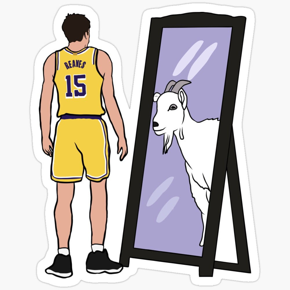 Austin Reaves Mirror Goat Sticker Phone Decal Water Bottle Stickers Car ...