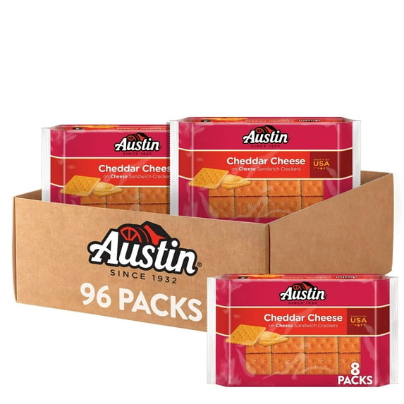 Austin Sandwich Crackers, Single MFF30 Serve Snack Crackers, Office and ...