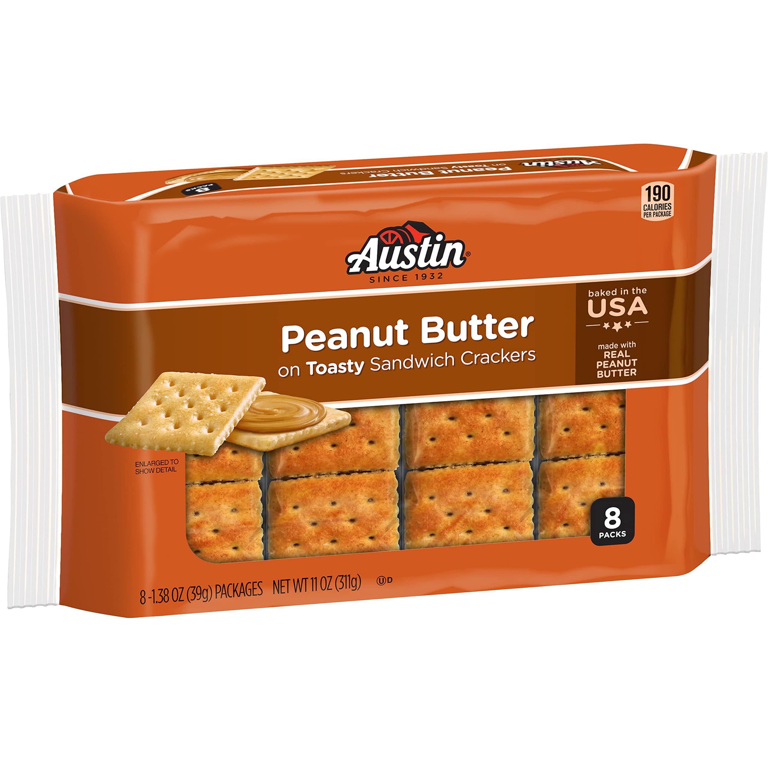 Austin Sandwich Crackers Single RE32Serve Snack Crackers Office and ...