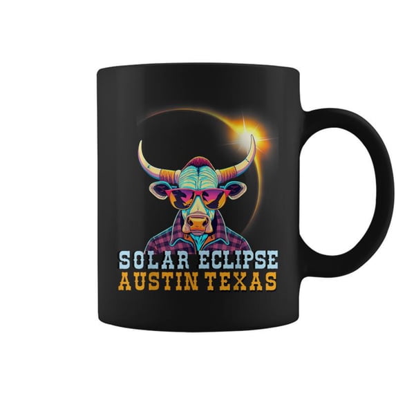 Austin Texas 2024 Solar Eclipse 40824 Total Eclipse Coffee Mugs ...