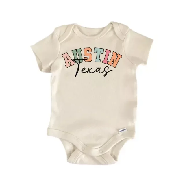 Austin Texas Baby Boy Girl Clothes Bodysuit Cute Newborn Cute Baby ...