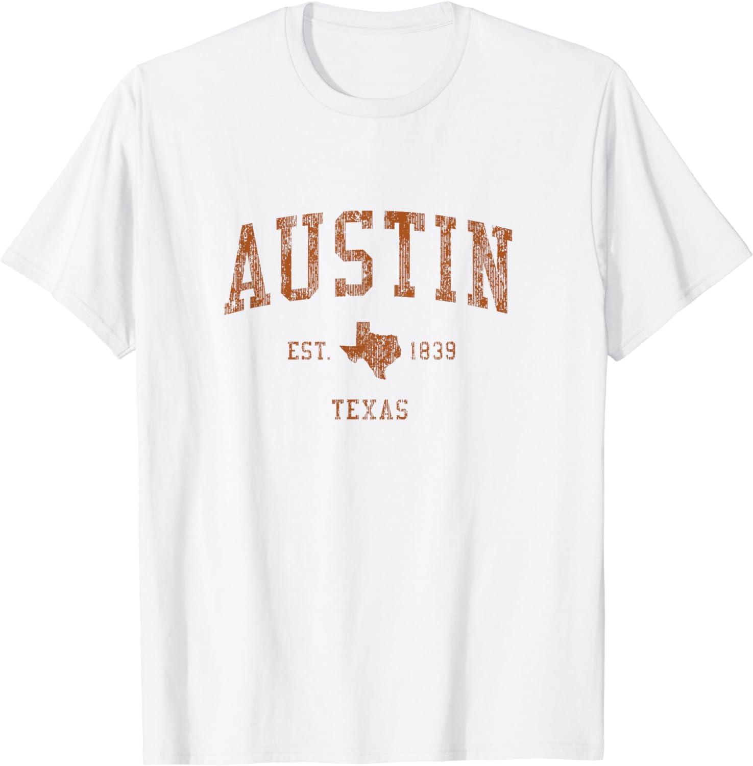 Austin Texas TX Vintage Athletic Sports Design Tee - Walmart.com