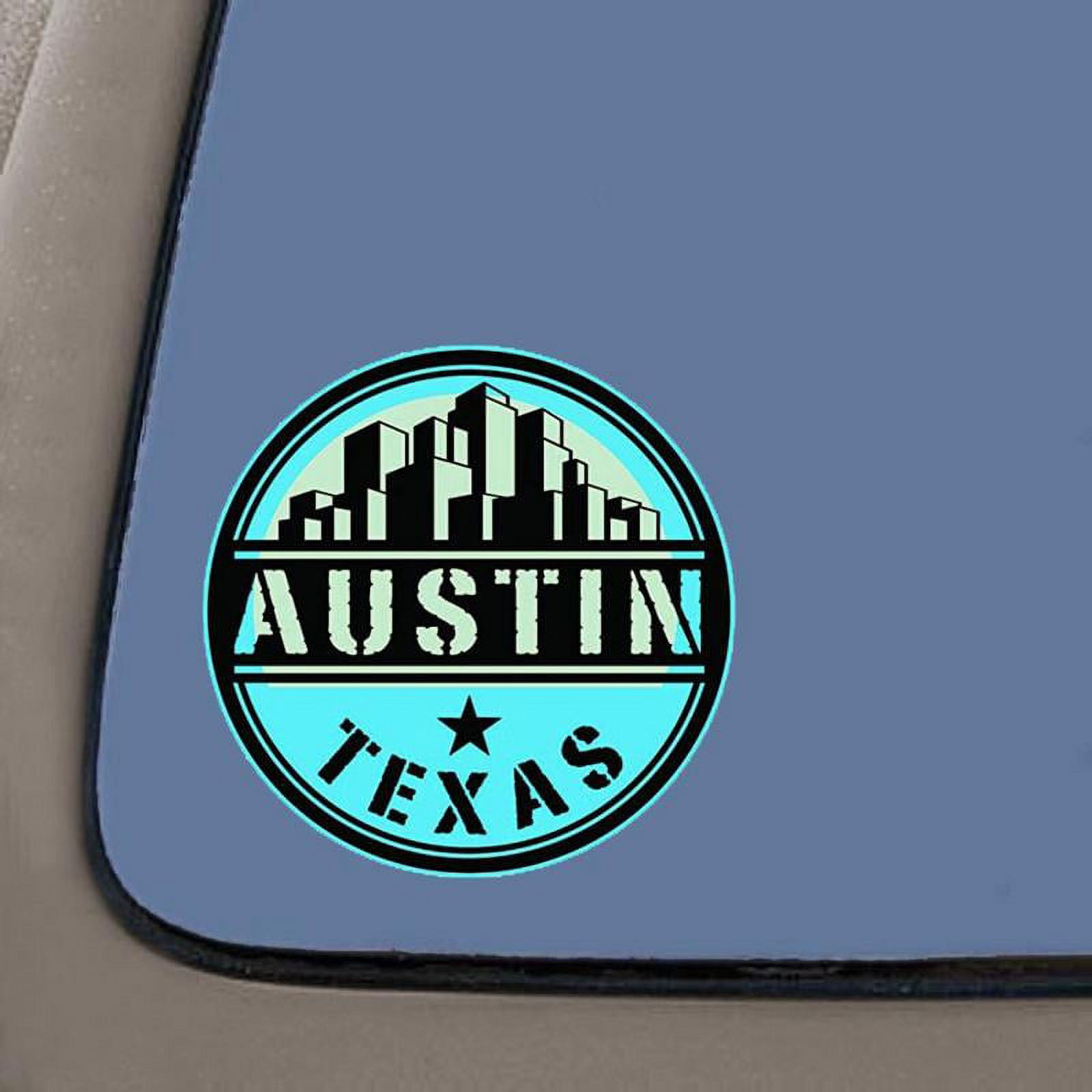 Austin Texas Vinyl Decal Sticker | 4-Inch | **2-Pack** | Car Truck Van ...