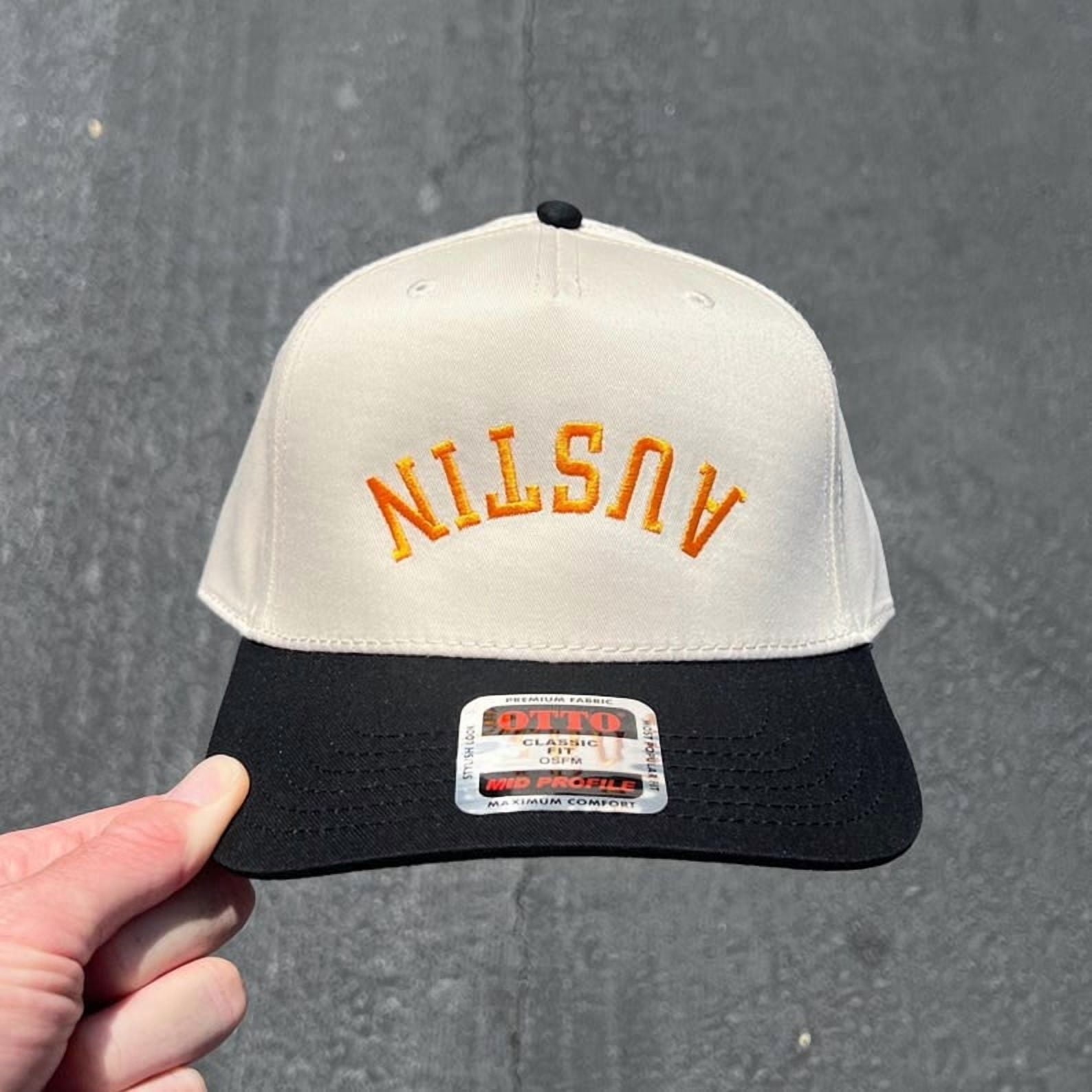 Austin Upside Down Hat, Austin Texas Hat, City Hat, Upside Down Hats, Two Tone Hat, College Gift ...