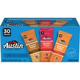 Austin Variety Pack Sandwich Crackers, Single Serve Snack Crackers, 30 ...