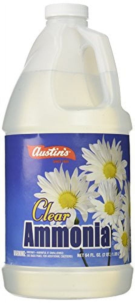 Ammonia Multipurpose Cleaner, 64 oz, Laundry, Kitchen, Cement, Trash ...
