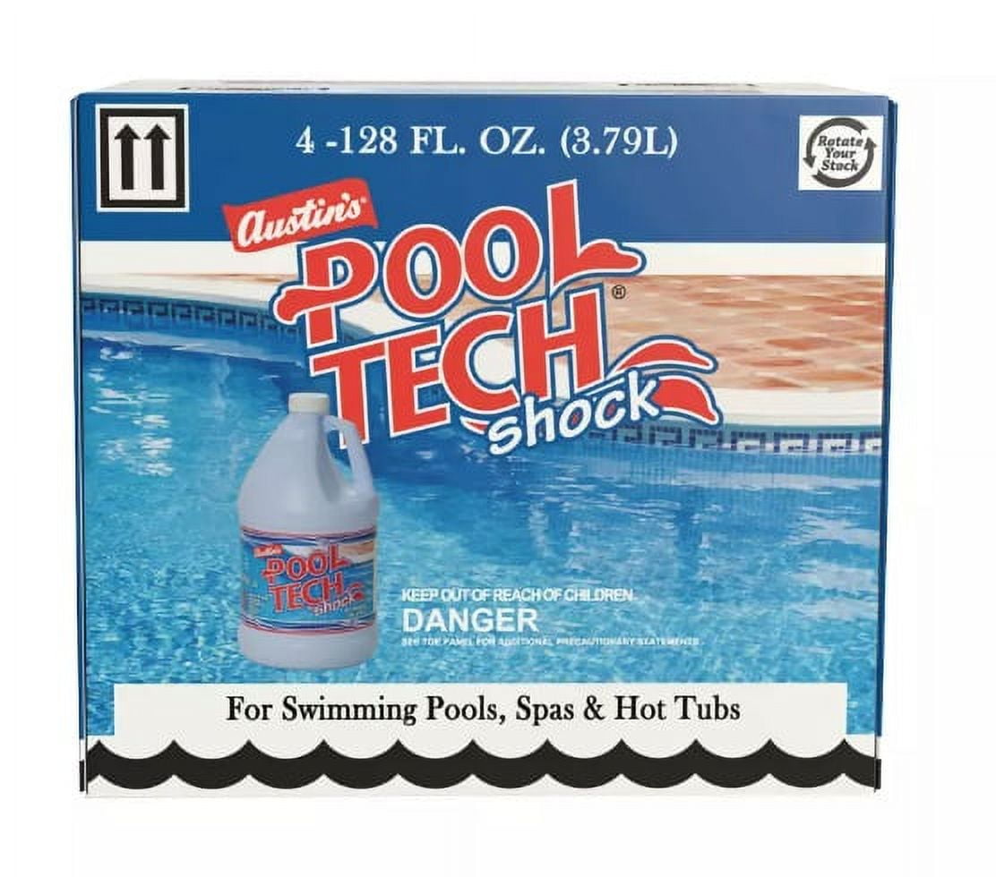 Austin's Pool Tech Sodium Hypochlorite Liquid Chlorine Pool Chemical ...