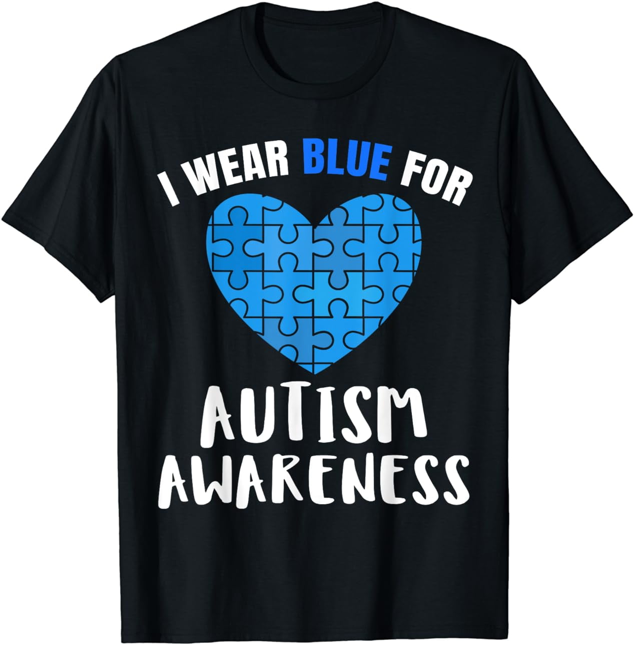 Austism Awareness Month Puzzle Piece Gift | Mens & Womens T-Shirt ...