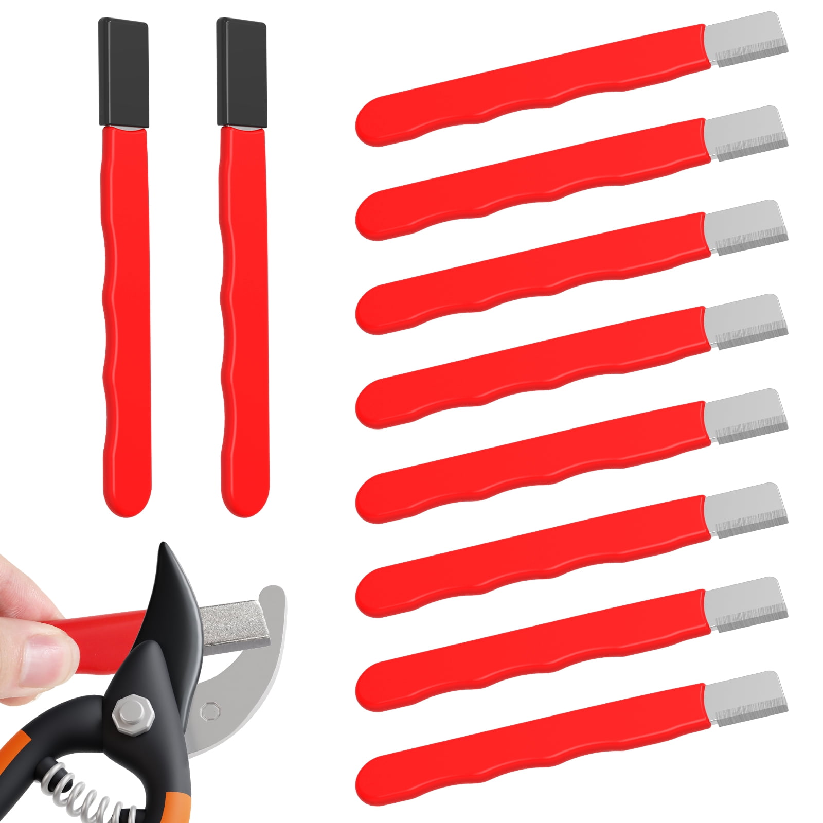 Austok 10Pcs Portable Quick Sharpener Metal Compact Scissor Sharpener ...