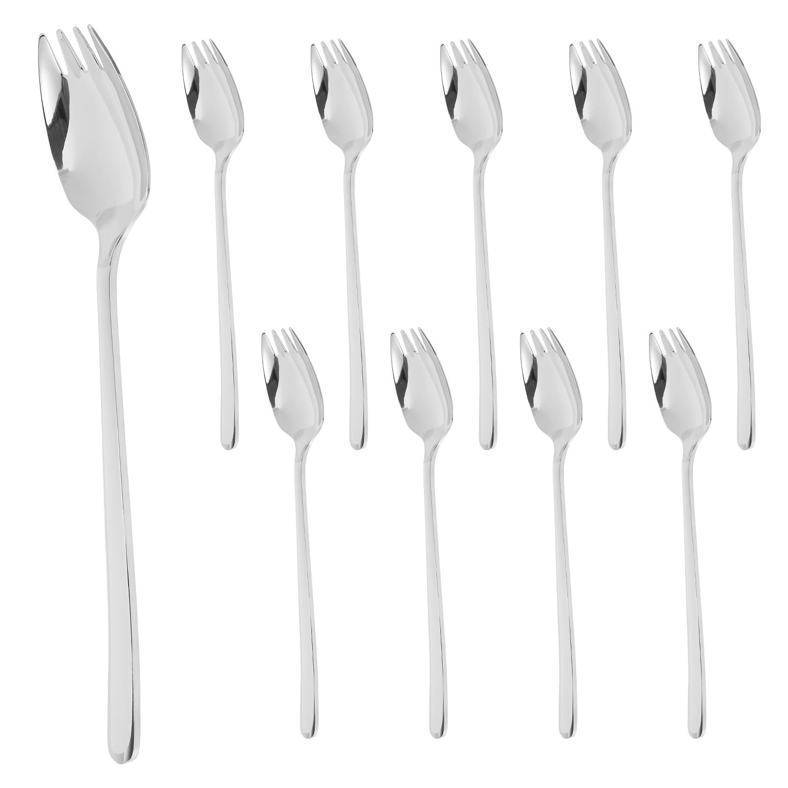 Austok 20-Pack Sporks Stainless Steel Sporks for Everyday Household Use ...