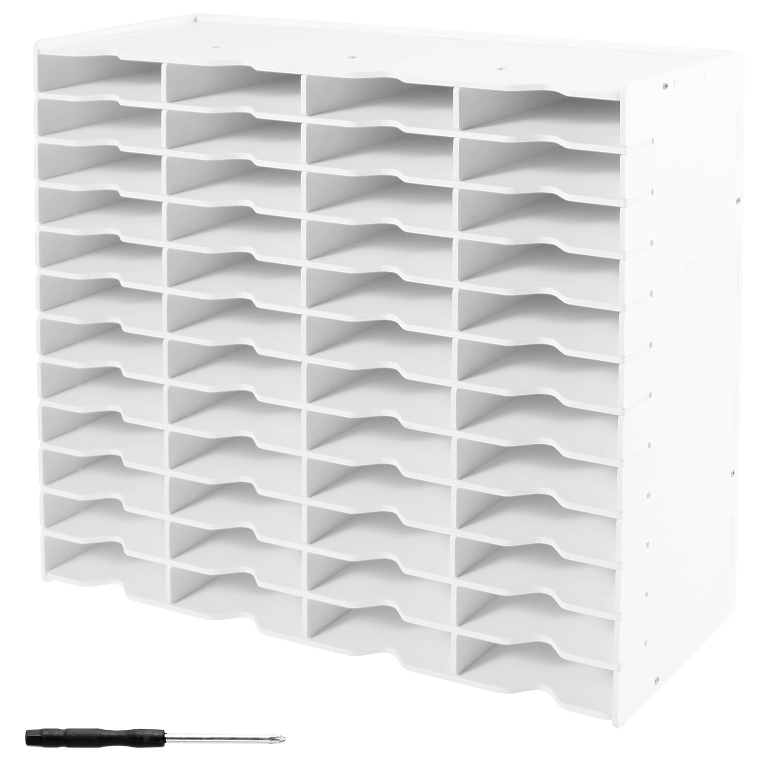 Austok 24 Slots Ink Pad Holder Sturdy Pad Organizer Waterproof Stamp ...