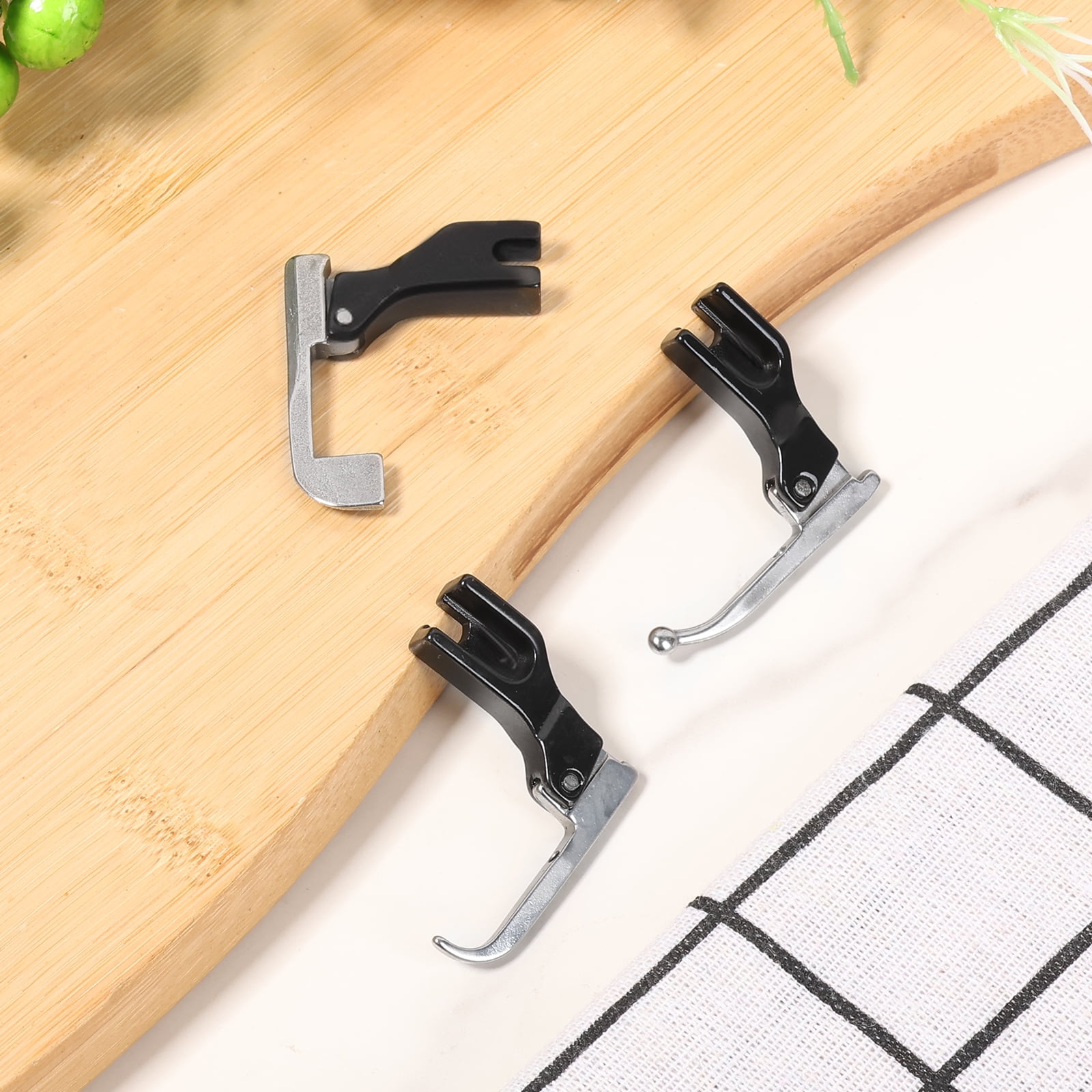 Austok 3 Pack P369 Bead Sequin Special Presser Foot Bead Crusher ...