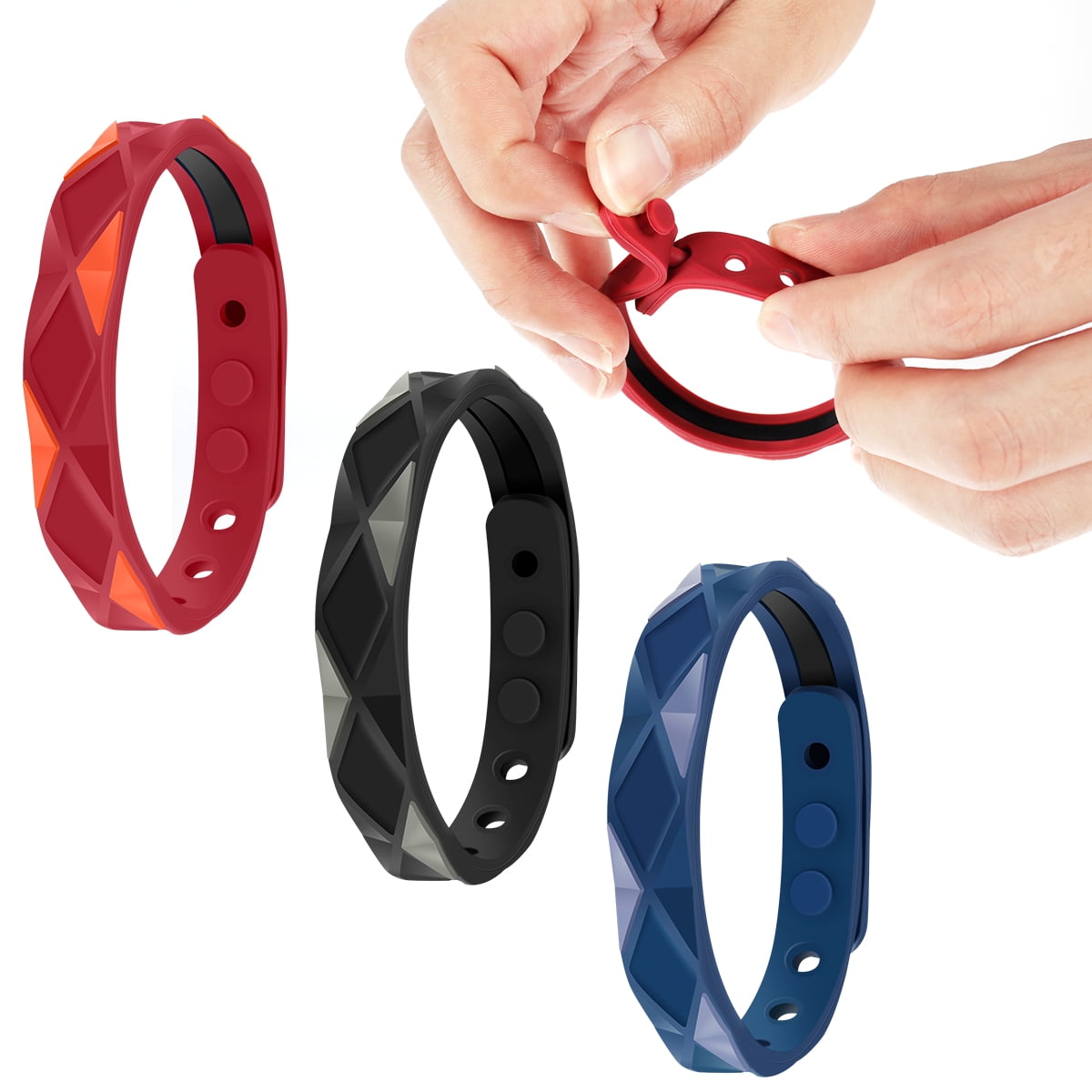 Austok 3Pcs Adjustable Anti-Static Bracelet, Wireless Electrostatic ...