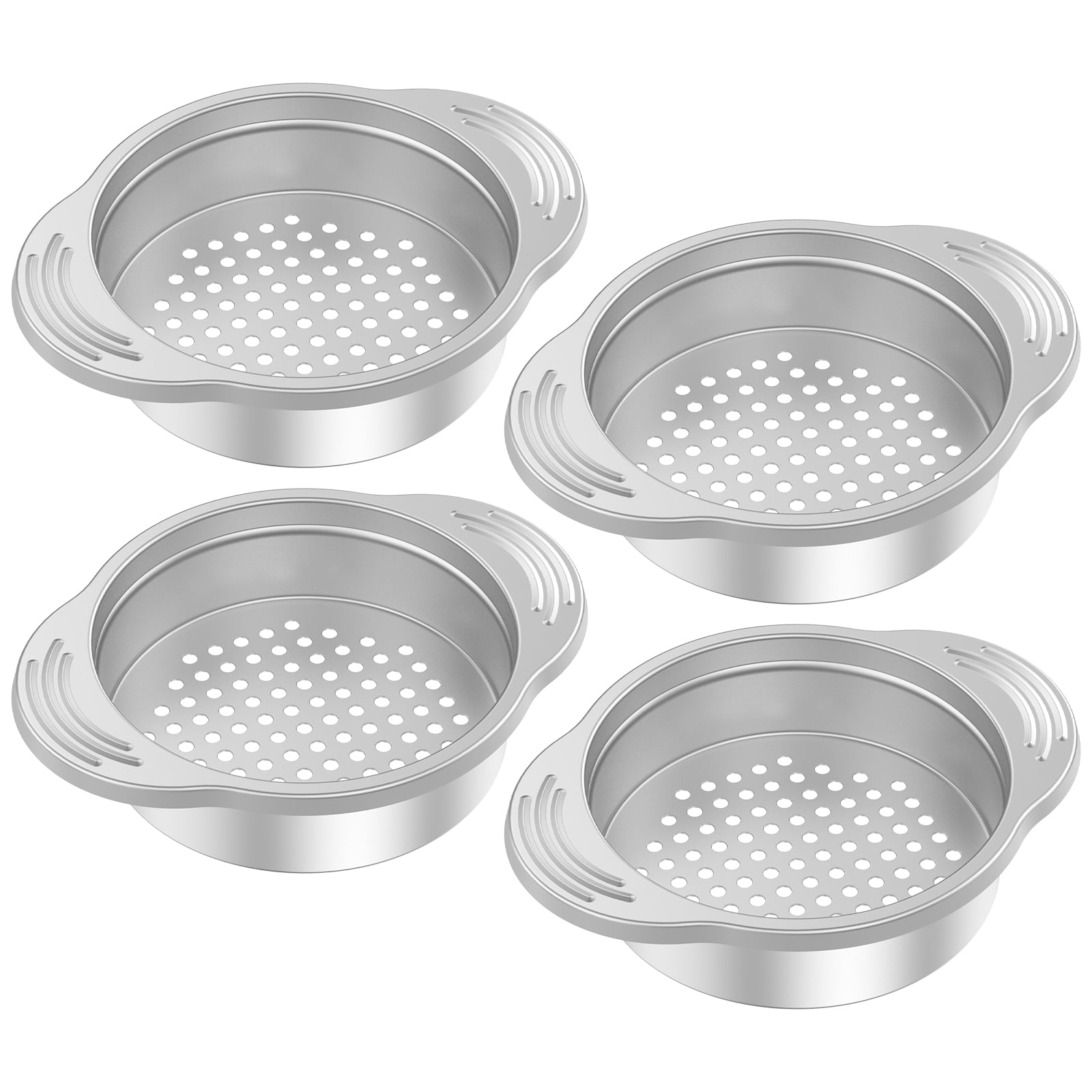 Austok 4 Pcs Tuna Can Strainer 304 Stainless Steel Can Colander Can ...