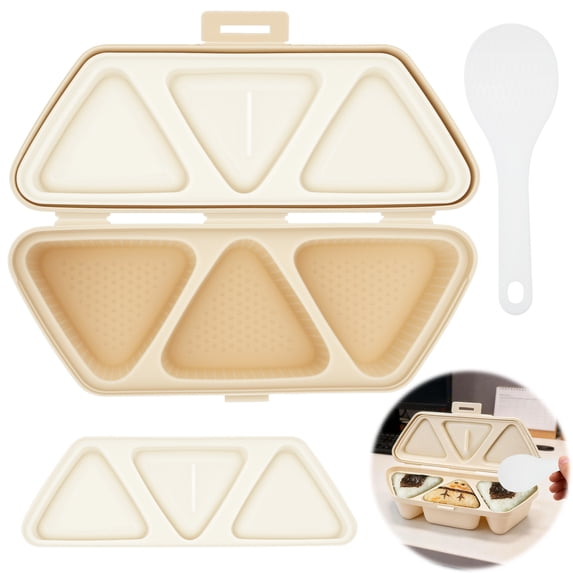 Austok 6 in 1 Onigiri Mold Triangle Onigiri Mold Once Quickly Make 6pcs ...