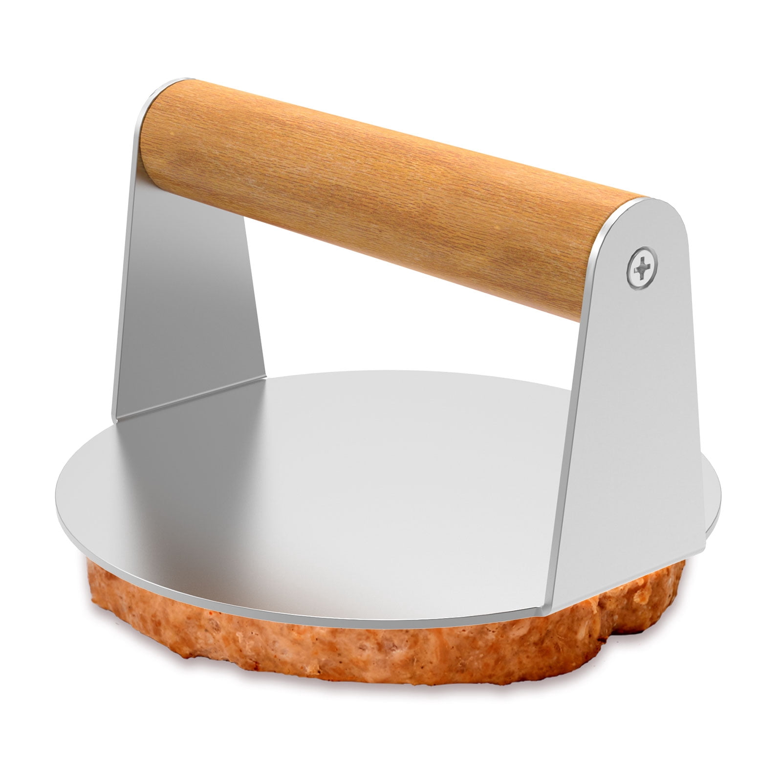 Austok Burger Press with Handle Heavy Duty Smooth Burger Smasher ...