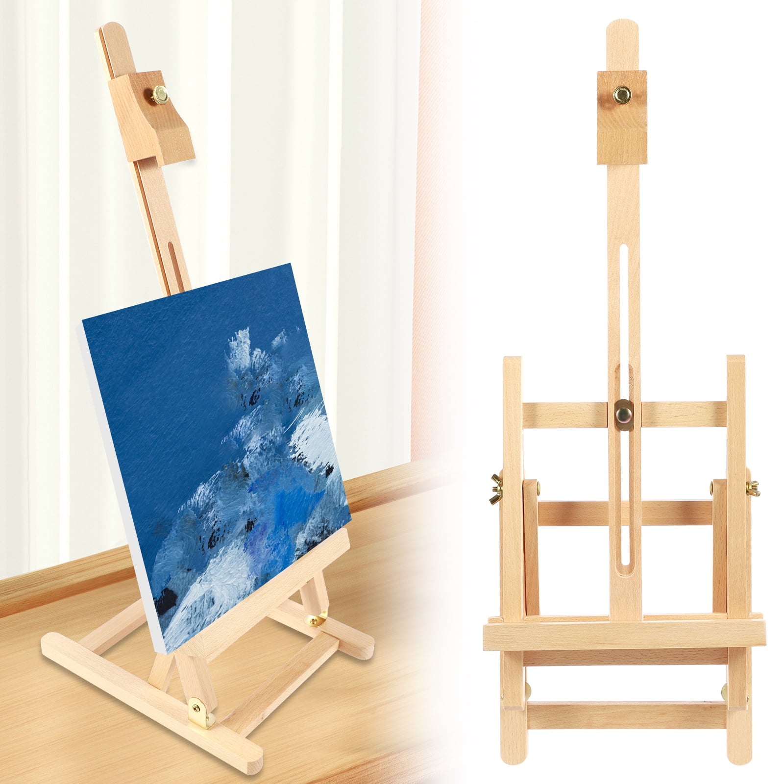 Austok Desktop Art Easel Foldable Tabletop Easel Stand Height and Angle ...