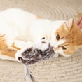 Austok Flapping Sandpiper Cat Toy USB Rechargeable Touch Activated ...