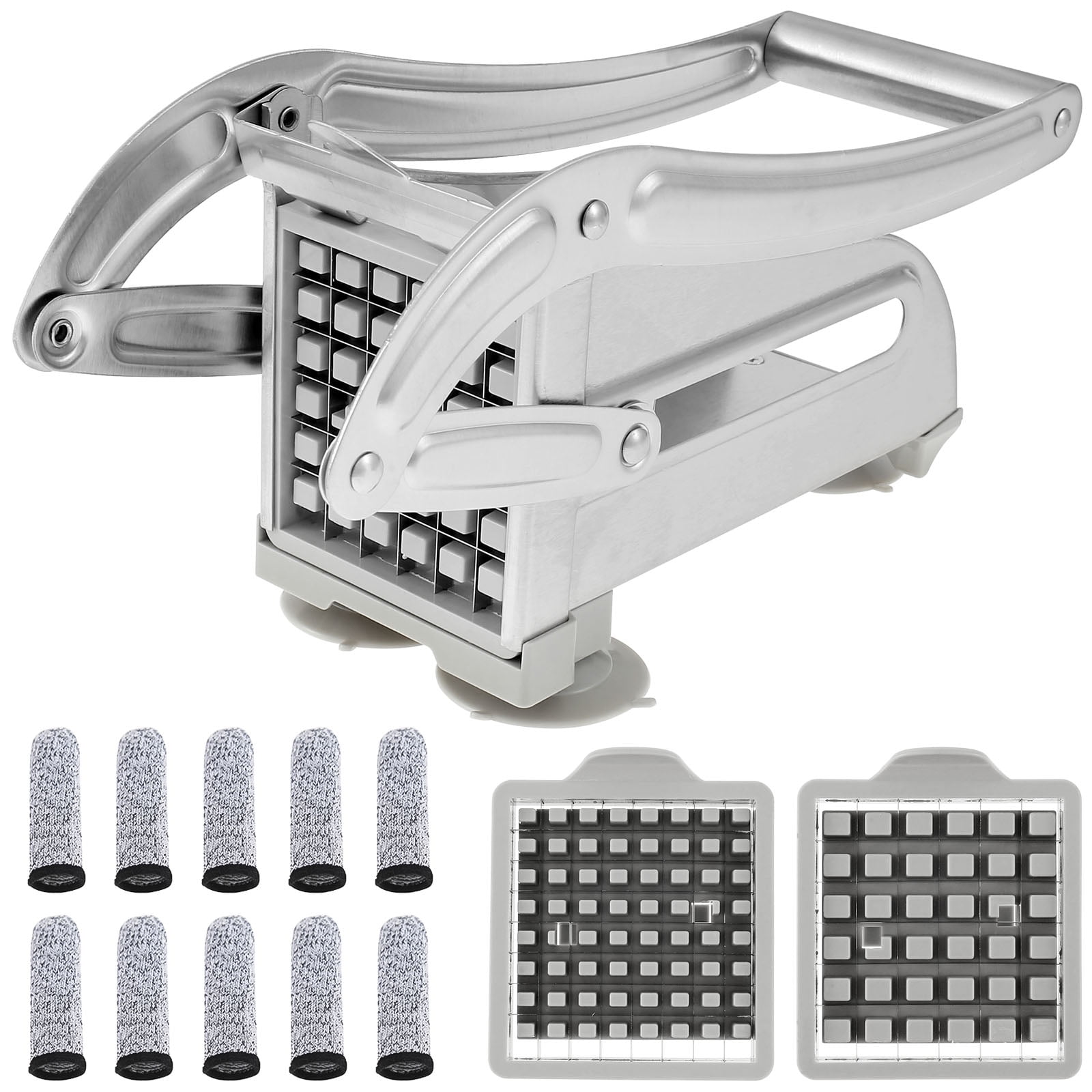 Austok French Fry Cutter Stainless Steel Potato Chipper Cutter with ...