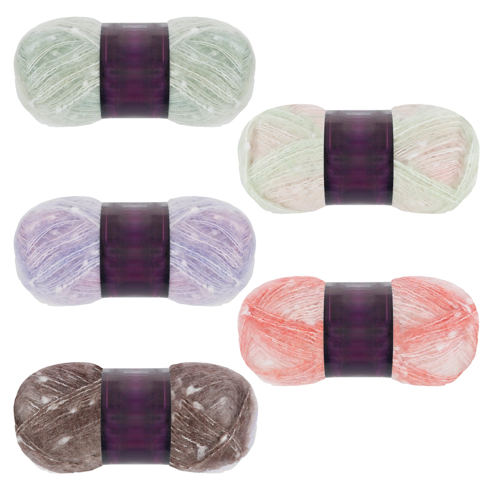 Austok Glow Yarn Creative Luminous Yarn for Crocheting and Knitting ...