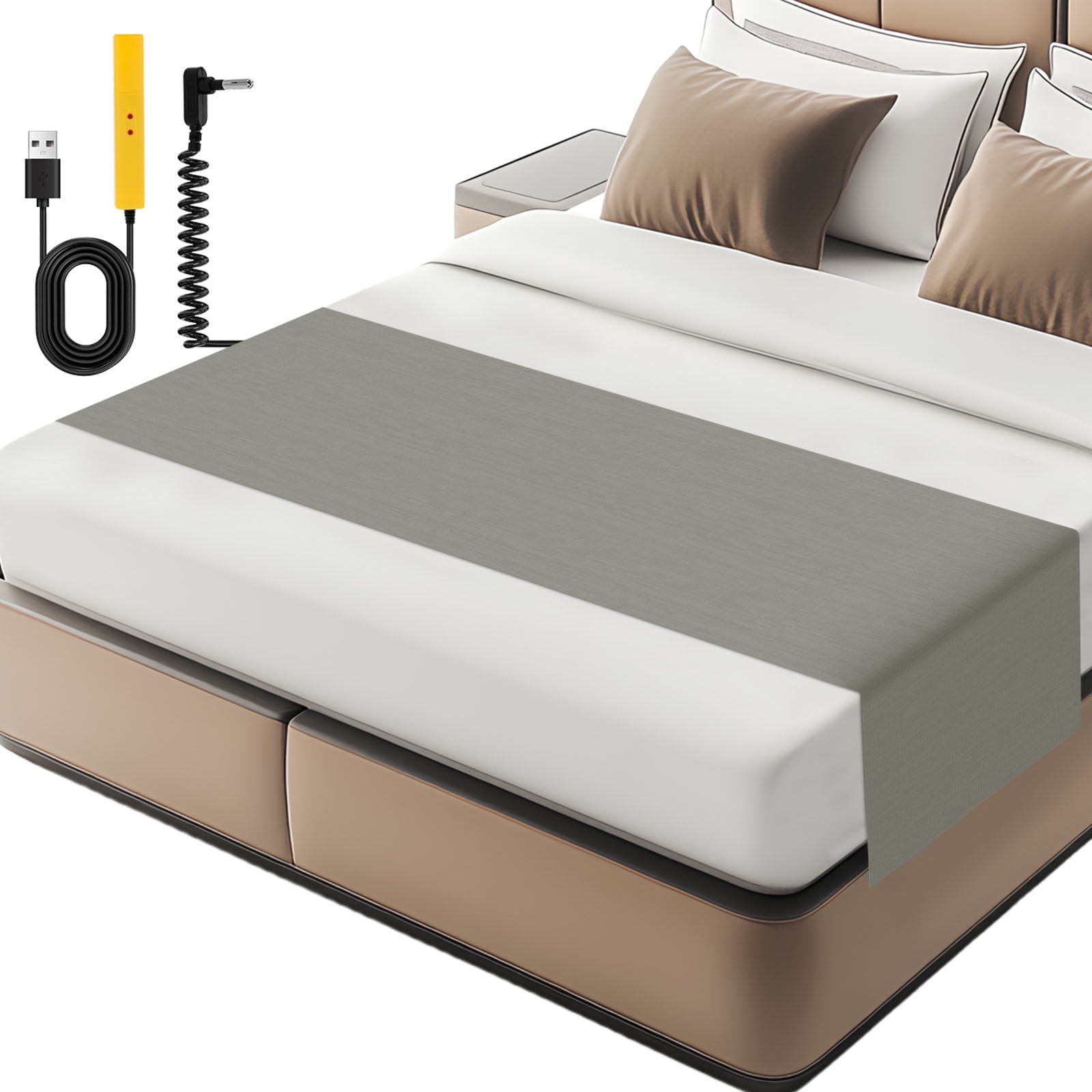 Austok Grounding Mat for Bed Made of 90% Organic Cotton and 10% Silver ...