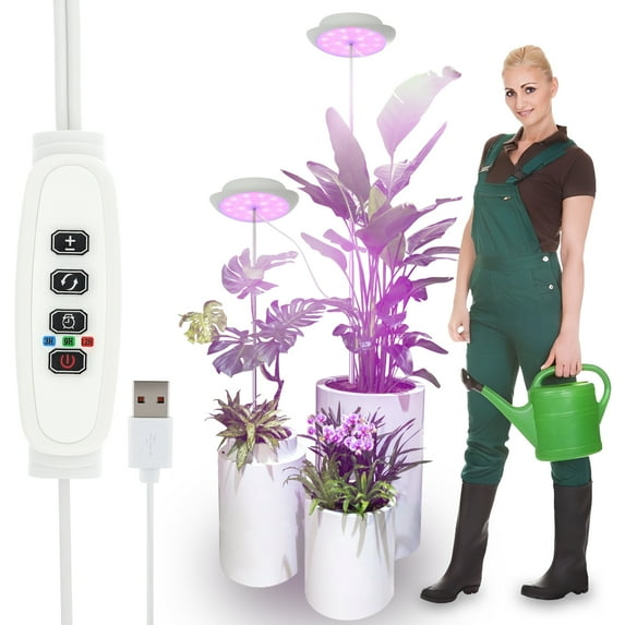 Austok Grow Lamp for Indoor Plants Growing LED Grow Light Full Spectrum ...