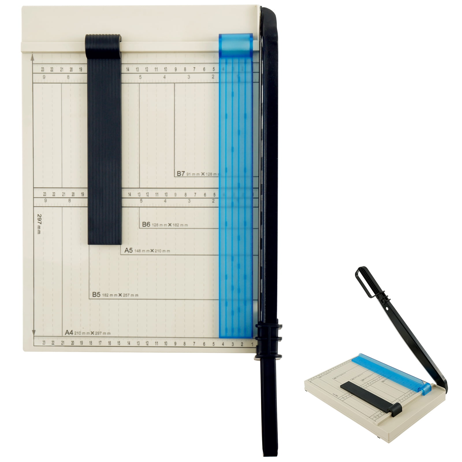 Austok Guillotine Paper Cutter with Safety Guard and Blade Lock ...