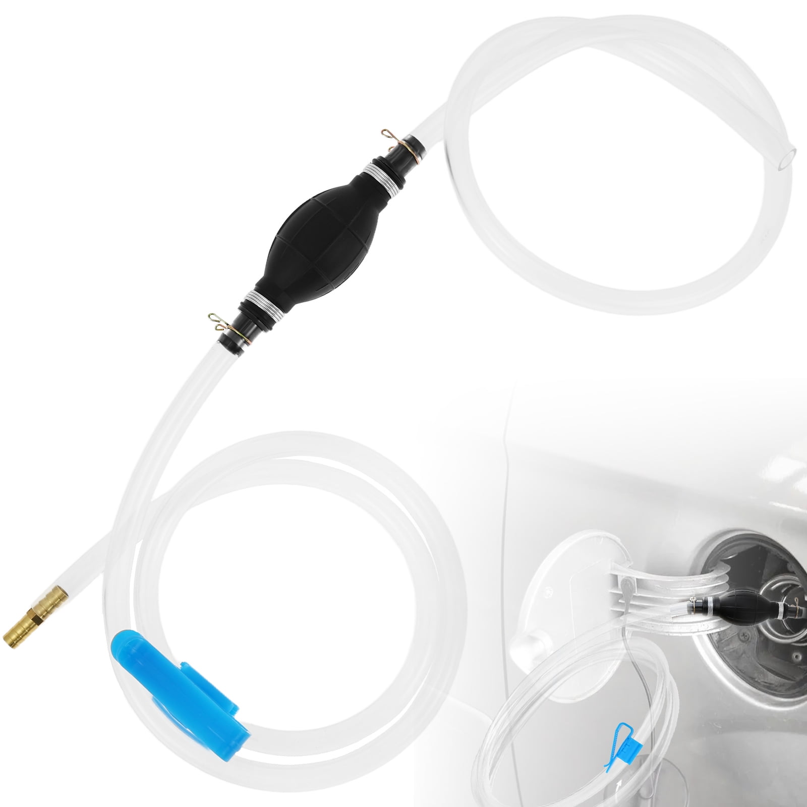 Austok Hand Fuel Transfer Pump Gas Siphon Pump for Gasoline Transfer ...